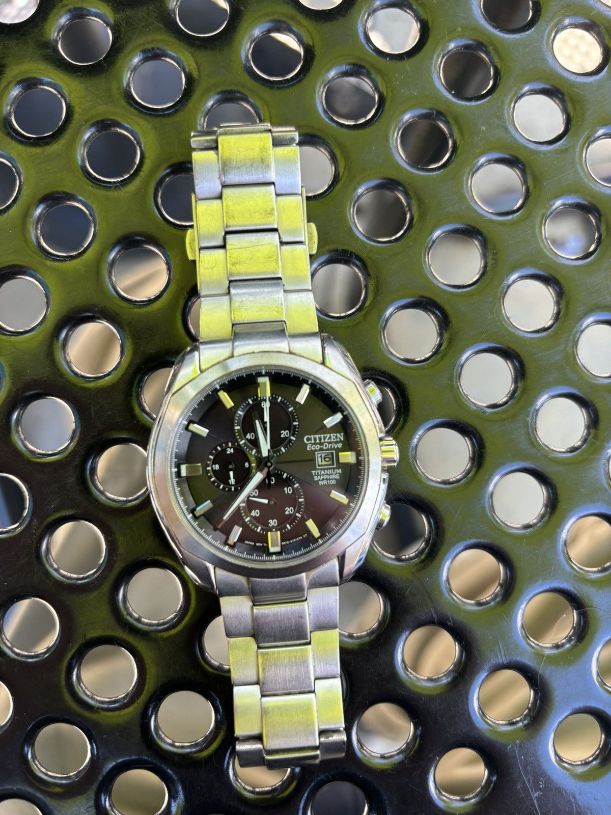 Citizen Citizen eco drive titanium sapphire WR100 | Grailed