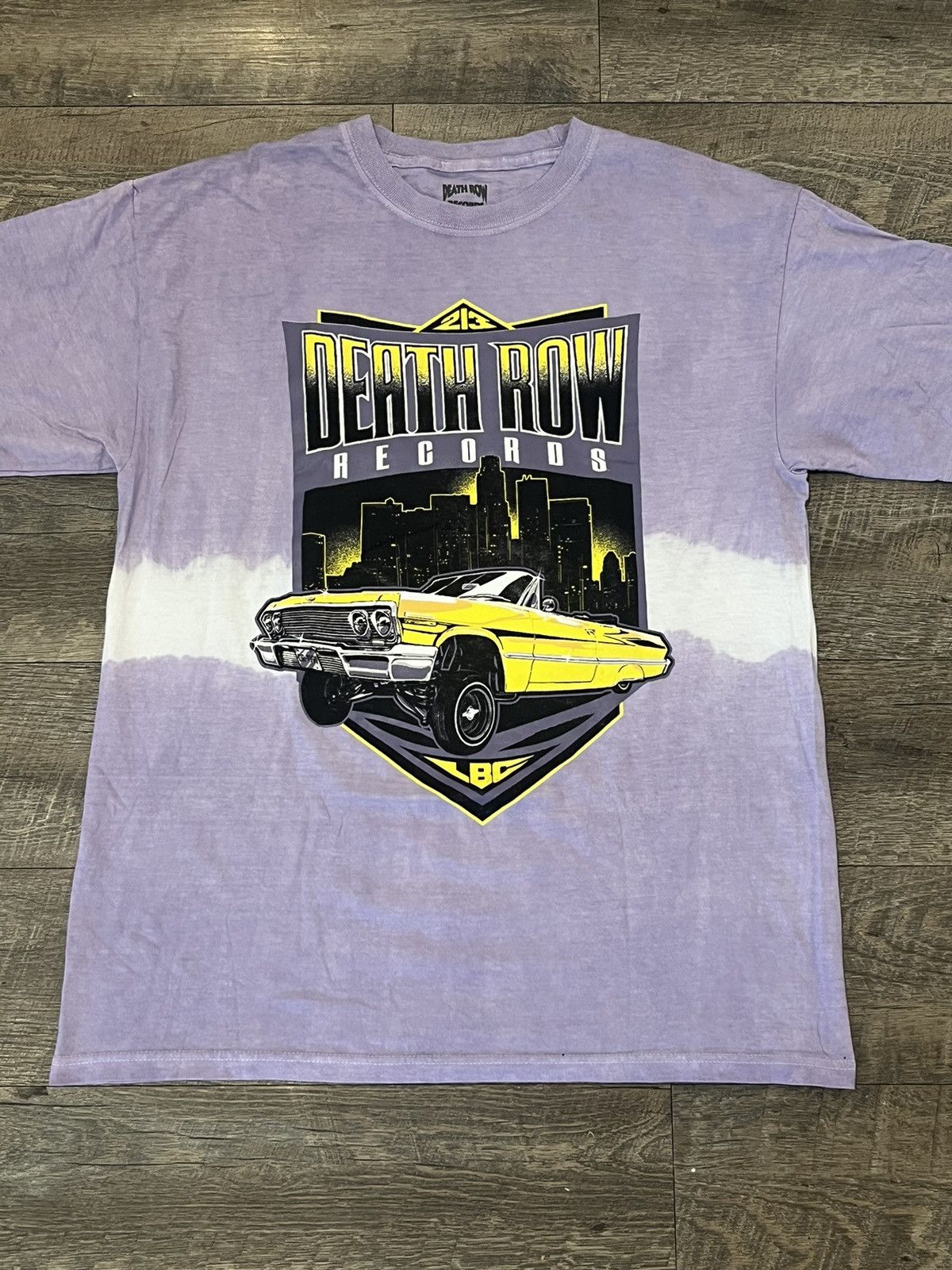 Death Row Records × Rap Tees × Streetwear Deathrow Records Purple Tie ...