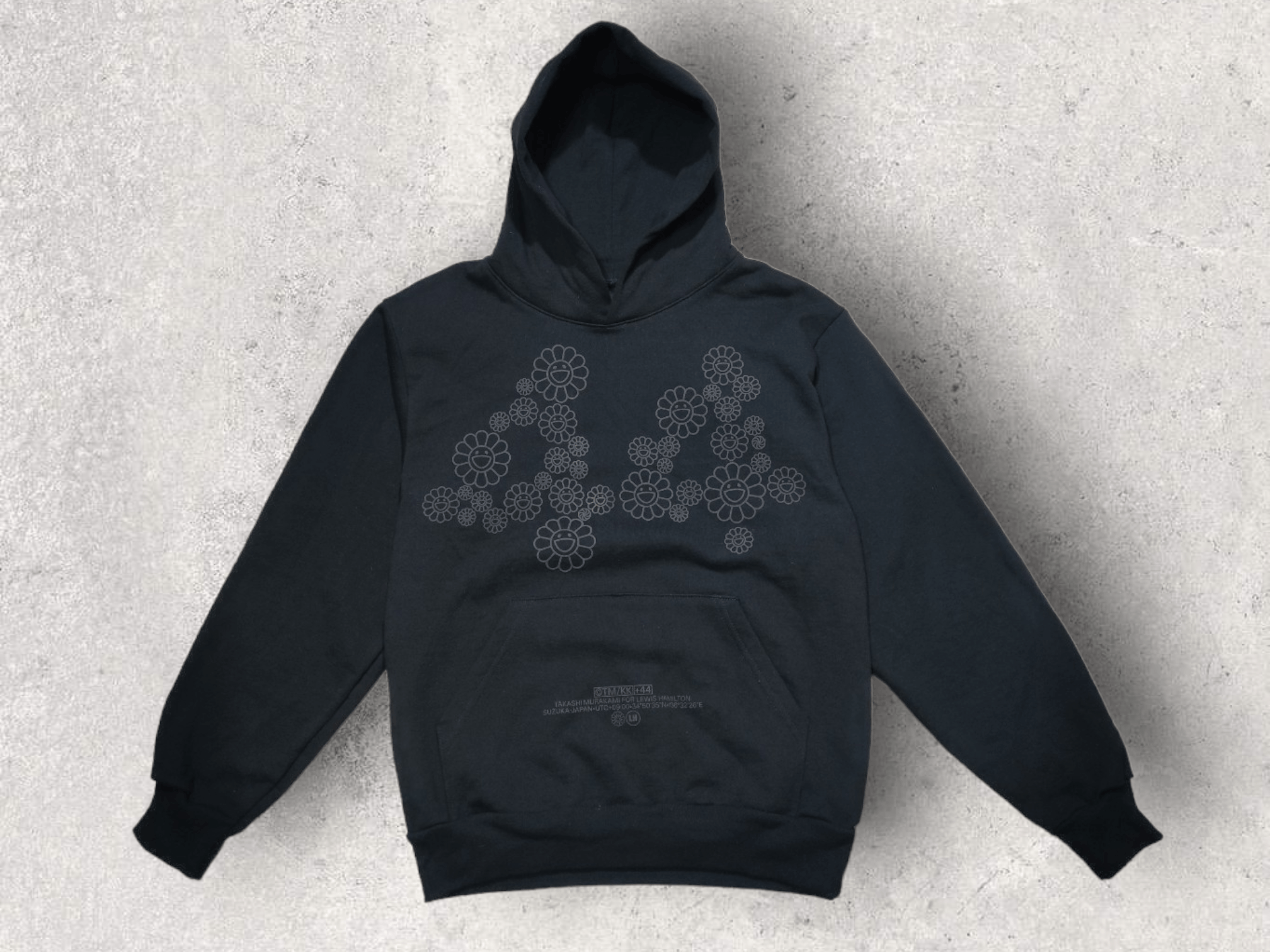 Takashi Murakami Takashi Murakami X Lewis Hamilton 44 Flower Hoodie
