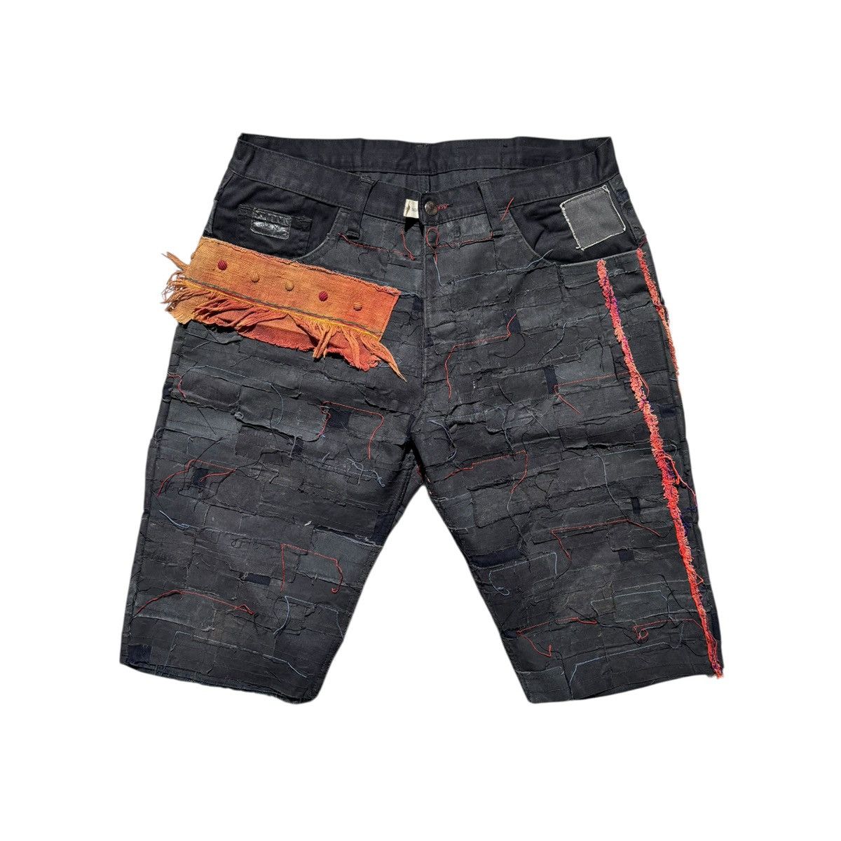 NADA SS13 rebirth to tabura rasa scab crust shorts | Grailed