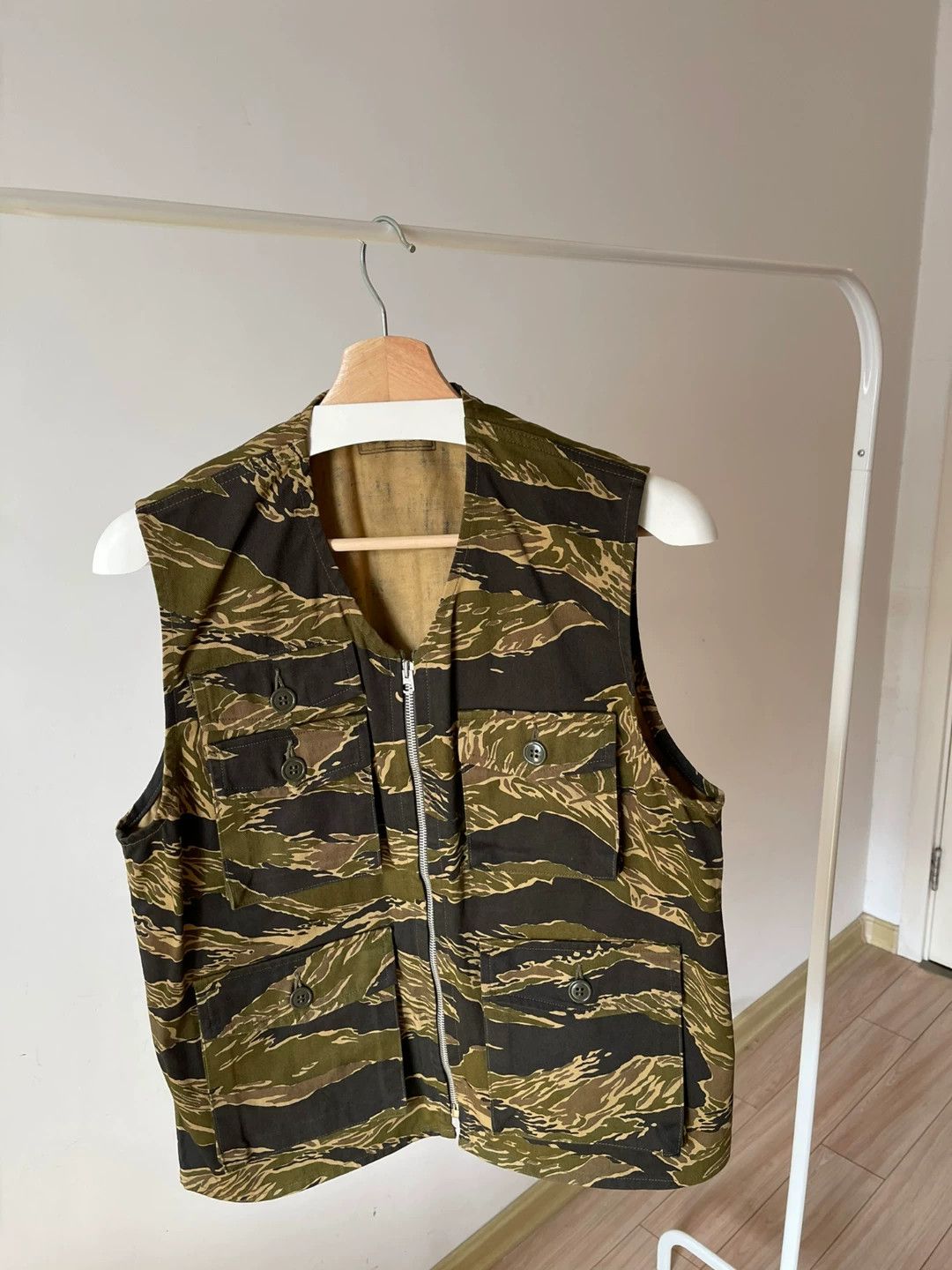The Real McCoy's real mccoy's tiger stripe vest size M | Grailed