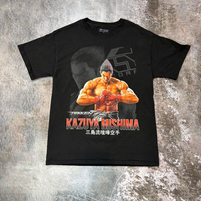Vintage Y2K style Tekken 7 T Shirt. Kazuya Mishima T Shirt. | Grailed