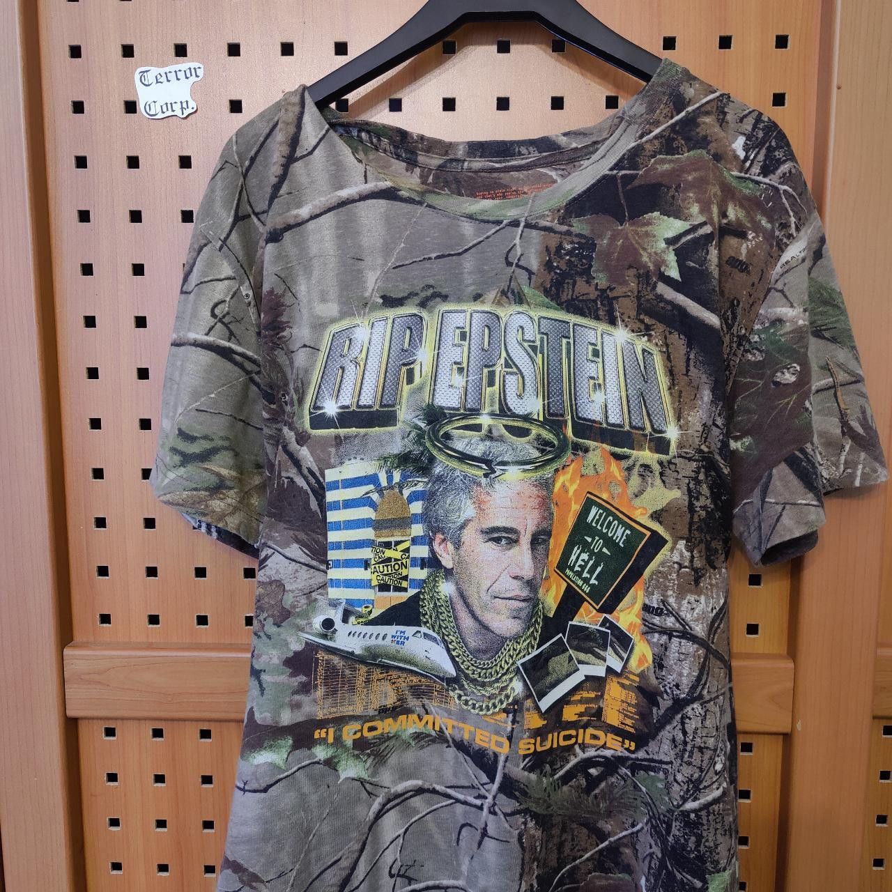 Grailed *RARE* Sam Hyde RIP EPSTEIN Realtree T-shirt | Grailed