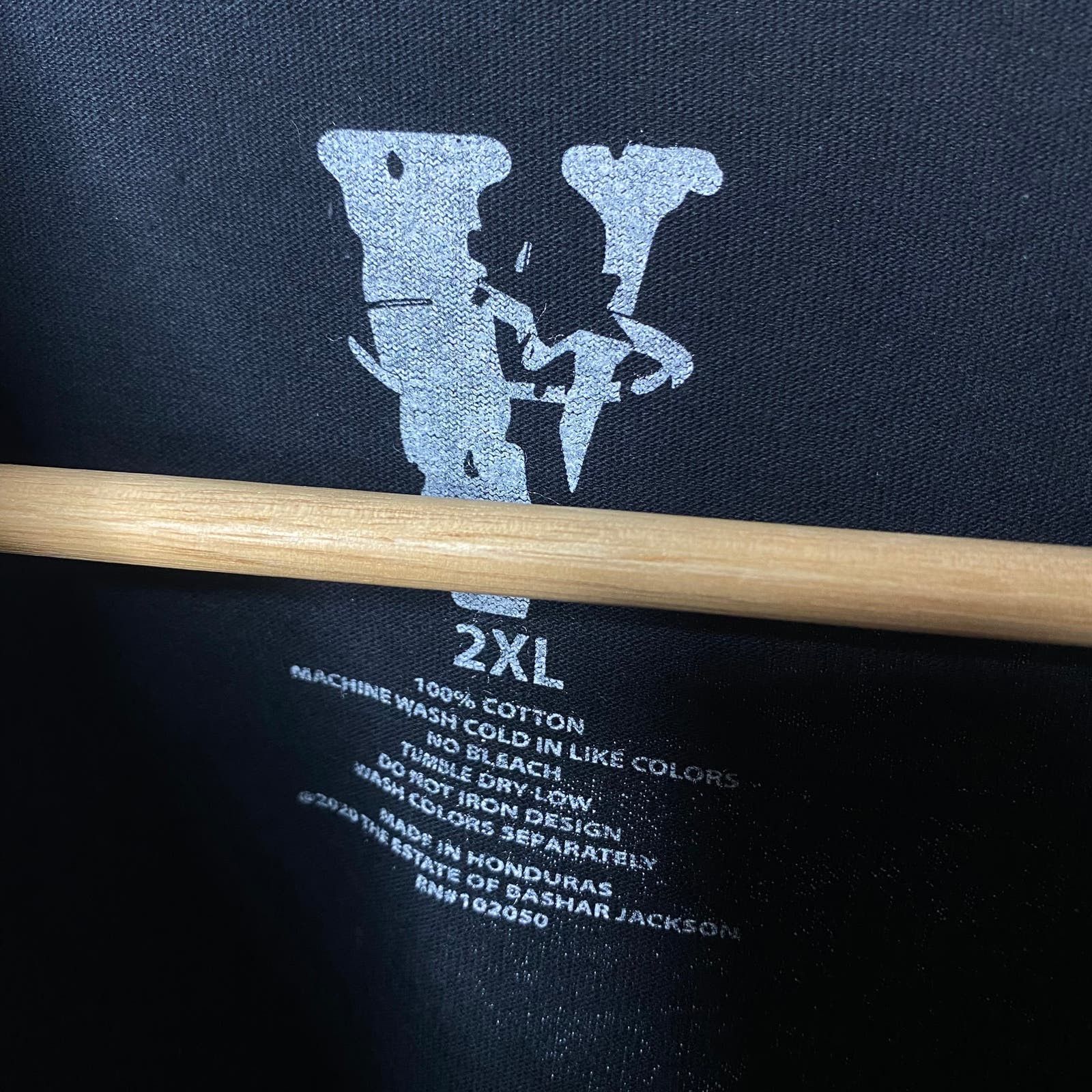 Vlone Pop Smoke Shoot for the Stars The Woo Rose Tour Merch Tee | Grailed
