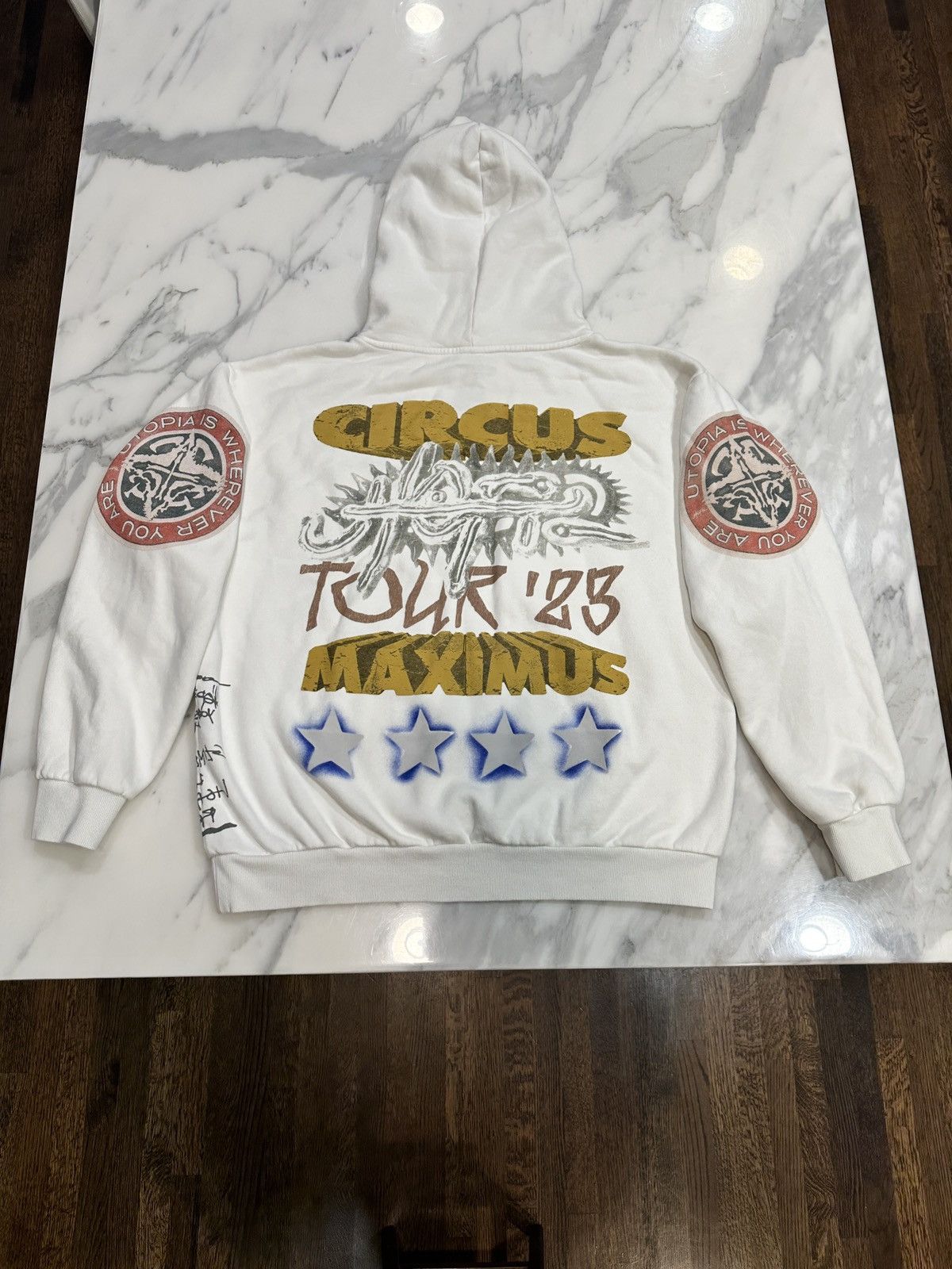 Travis Scott TRAVIS SCOTT UTOPIA / CIRCUS MAXIMUS TOUR MERCH HOODIE ...