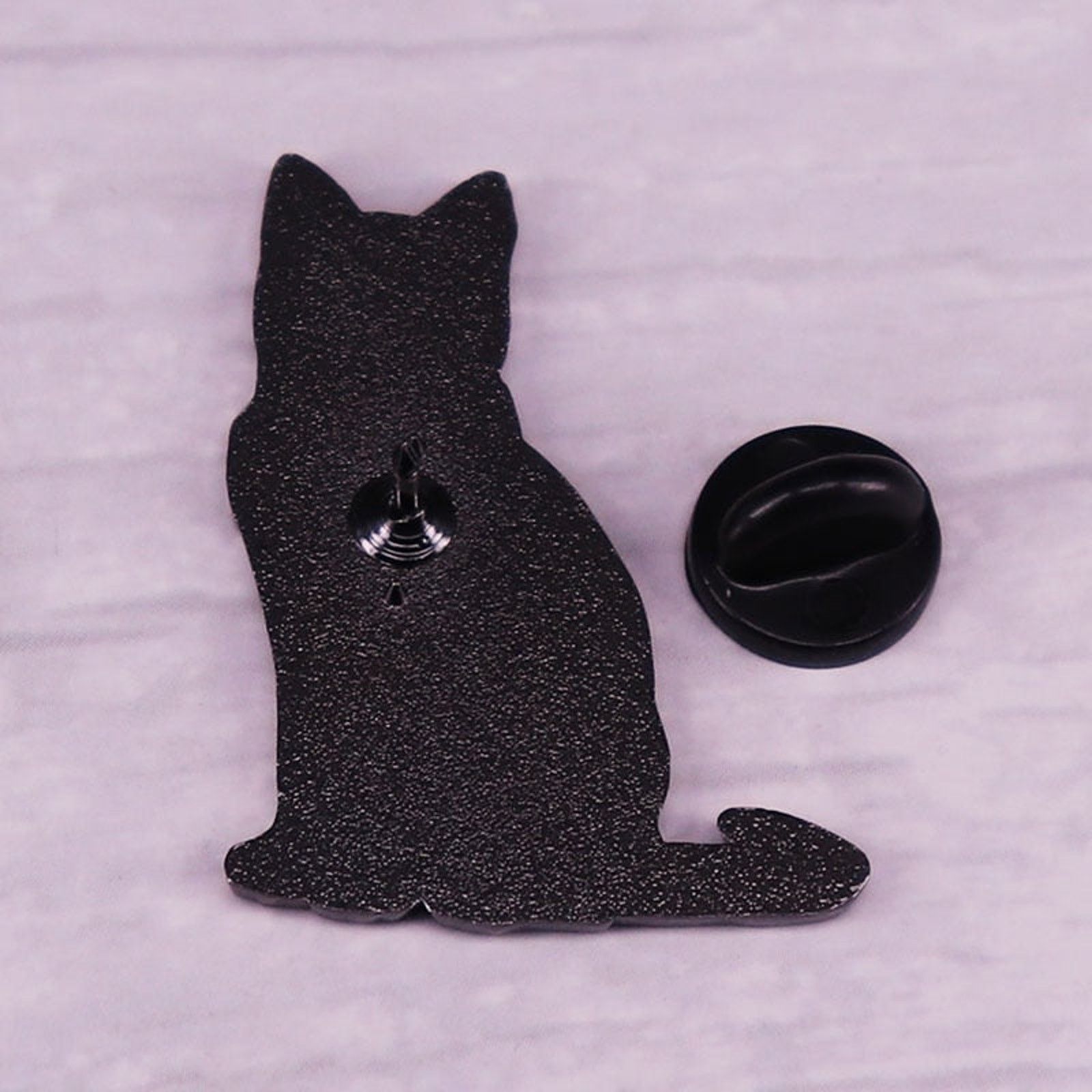 Enamel Black Rainbow LGBT Pride Cat Enamel Pins 55-1 | Grailed