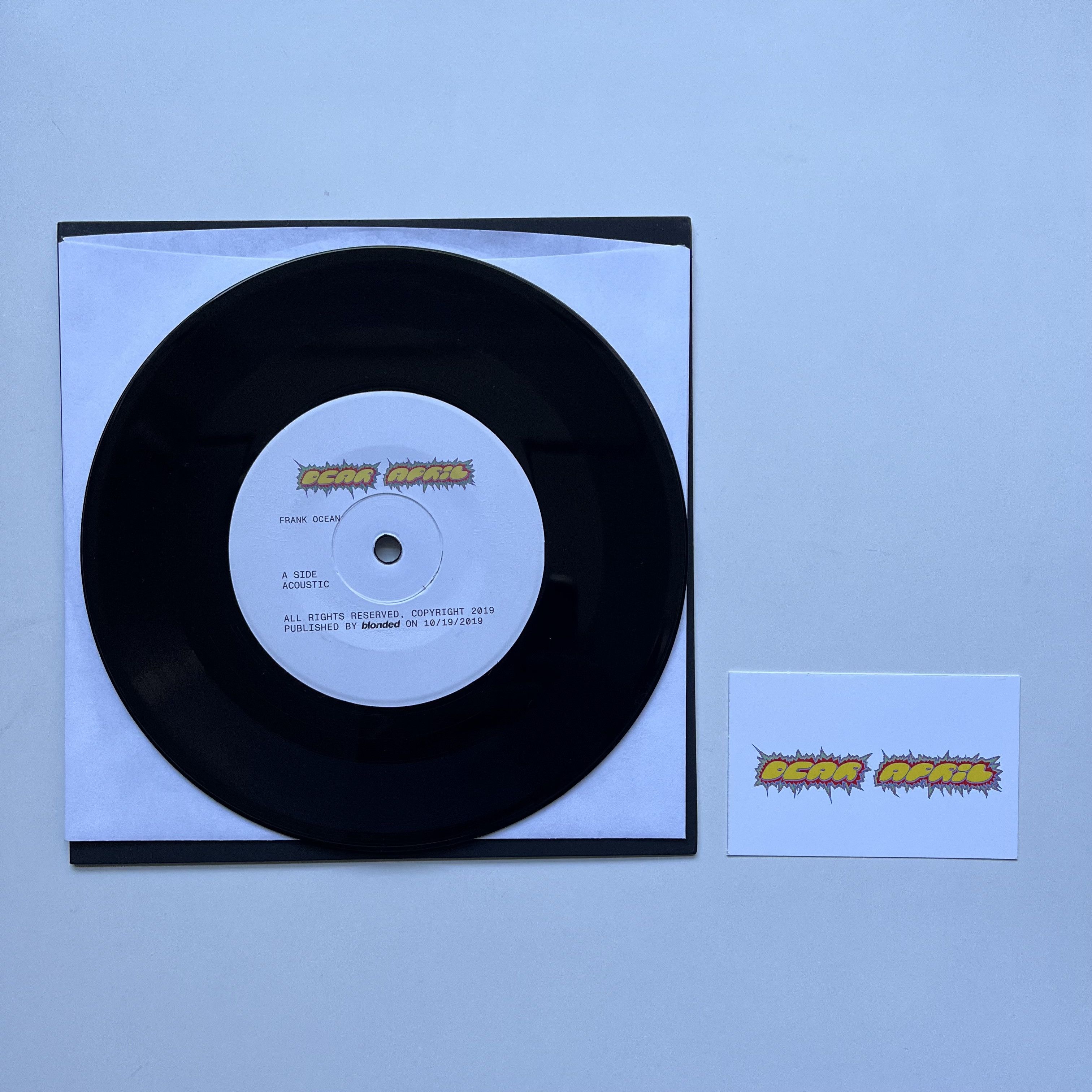 Frank Ocean Dear April Vinyl - Official Pressing | Grailed