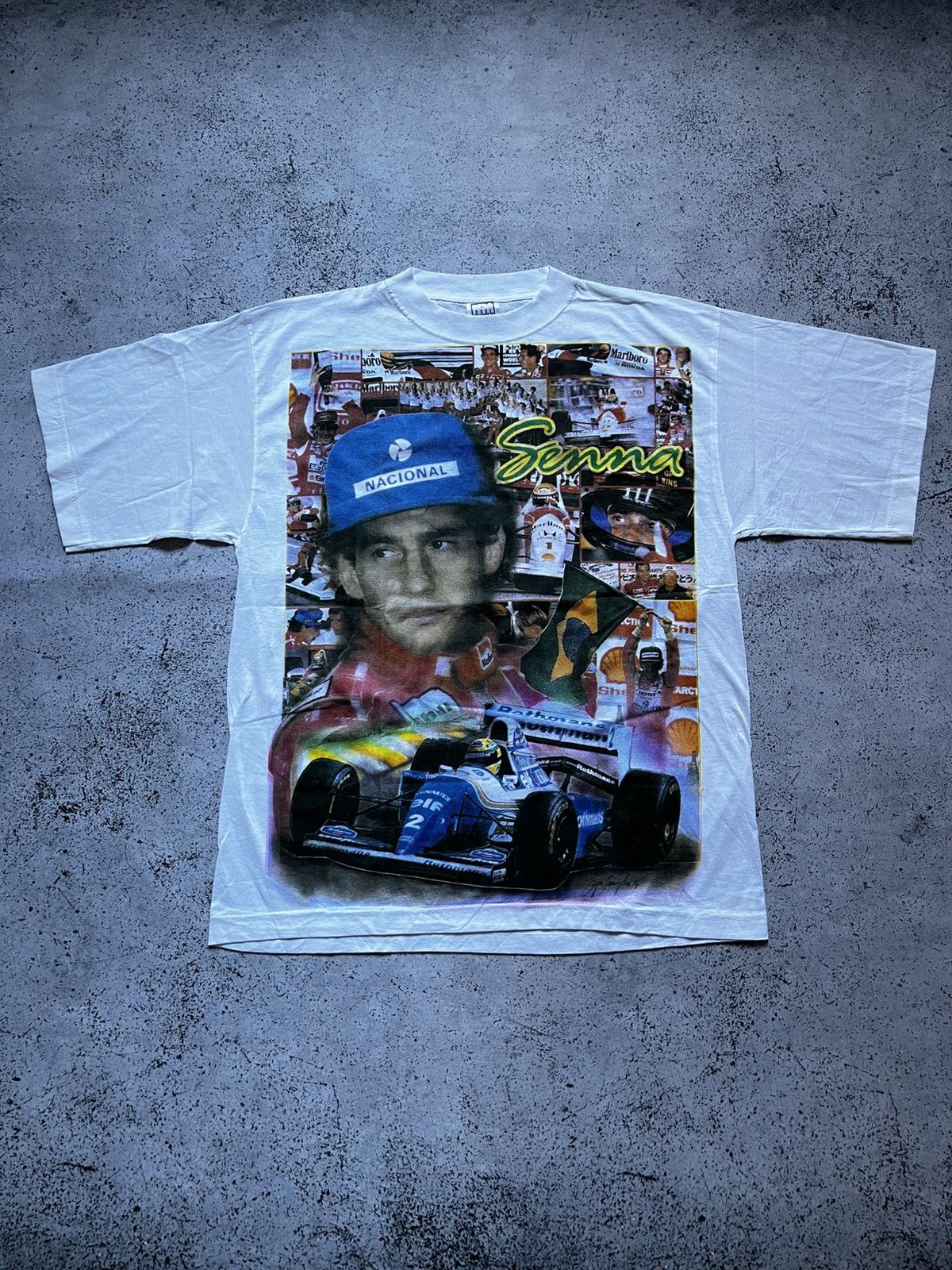 Archival Clothing × Marlboro × Racing Ayrton Senna 1994 San Marino ...