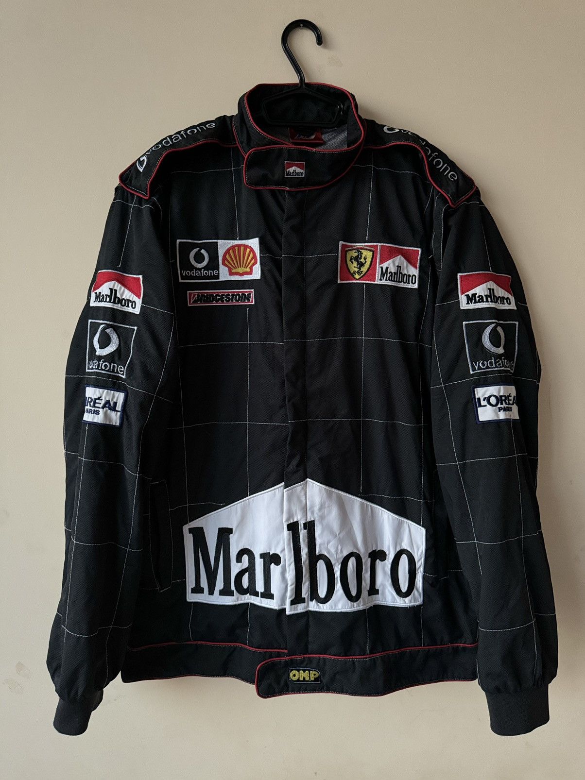 Ferrari × Formula 1 × Marlboro Marlboro Ferrari F1 jacket racing ...