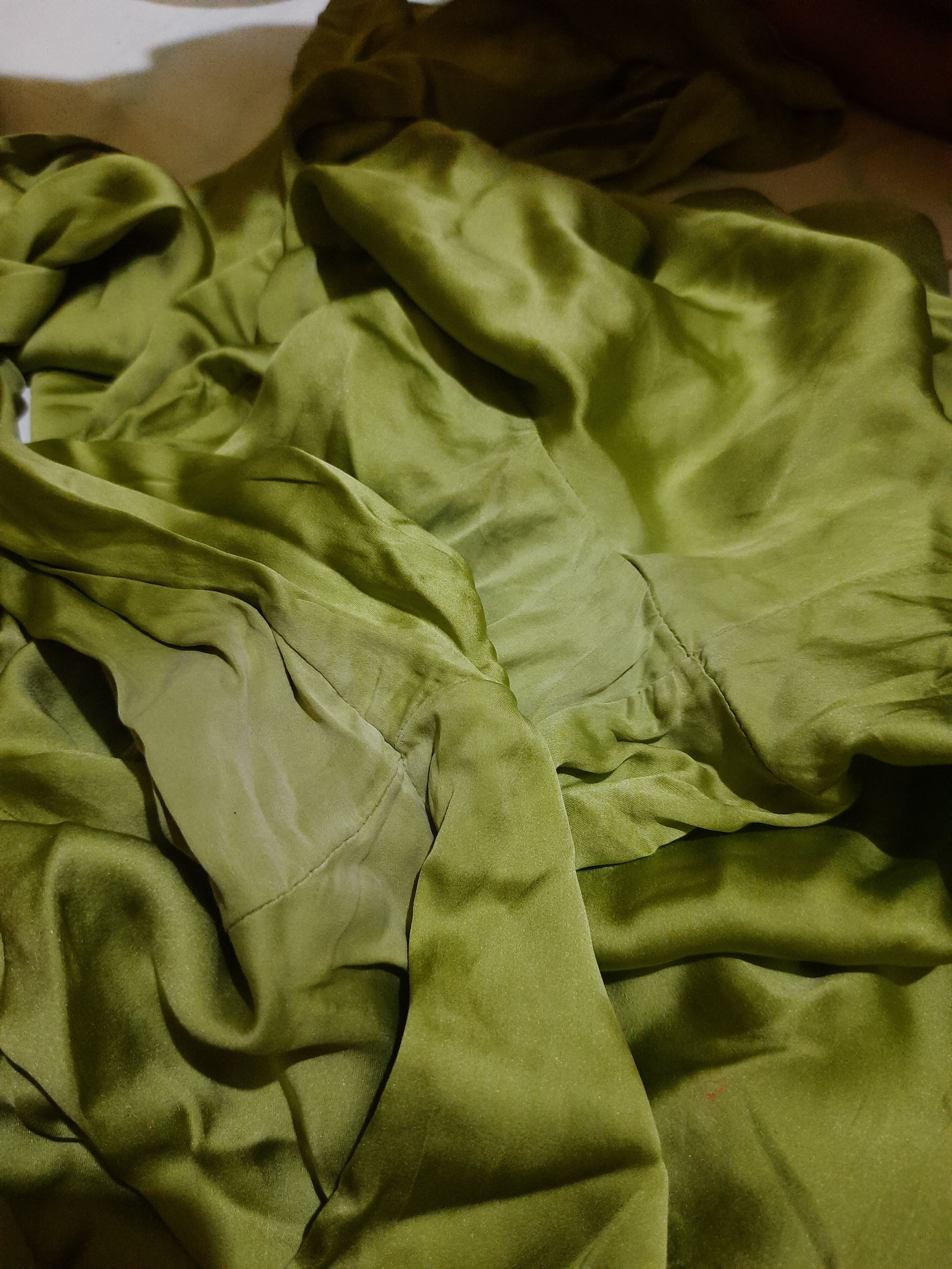 Gucci Gucci Uniform Women's Green Tie Neck Long Sleeve Blouse Top | Grailed