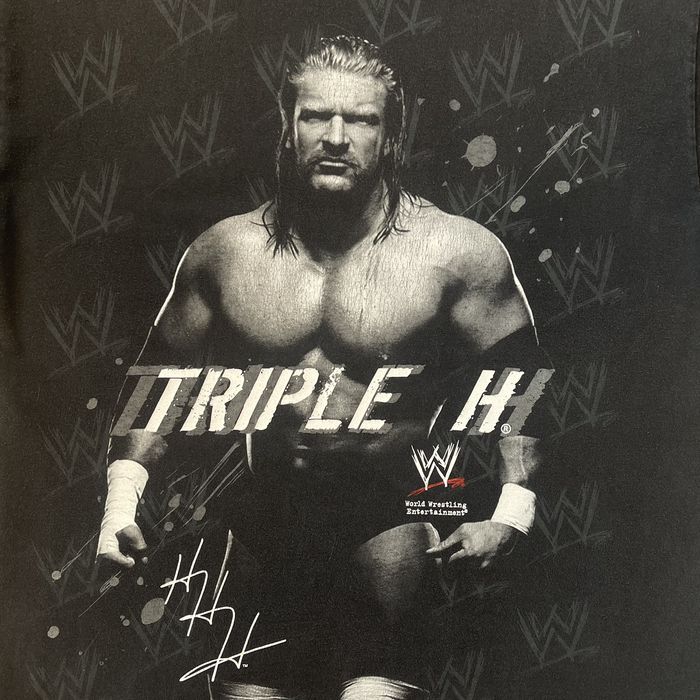 Vintage Vintage Triple H WWF WWE Promo Tee | Grailed