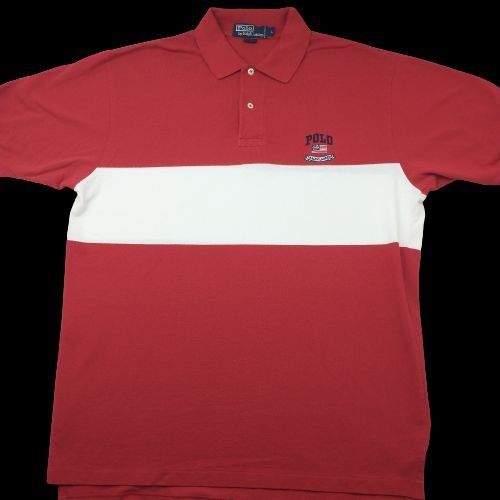 Polo Ralph Lauren Vintage Polo Ralph Lauren Mens Large Red American ...