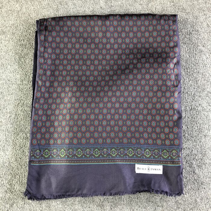 Vintage Beale Inman Silk Scarf / Muffler / Neckwear | Grailed