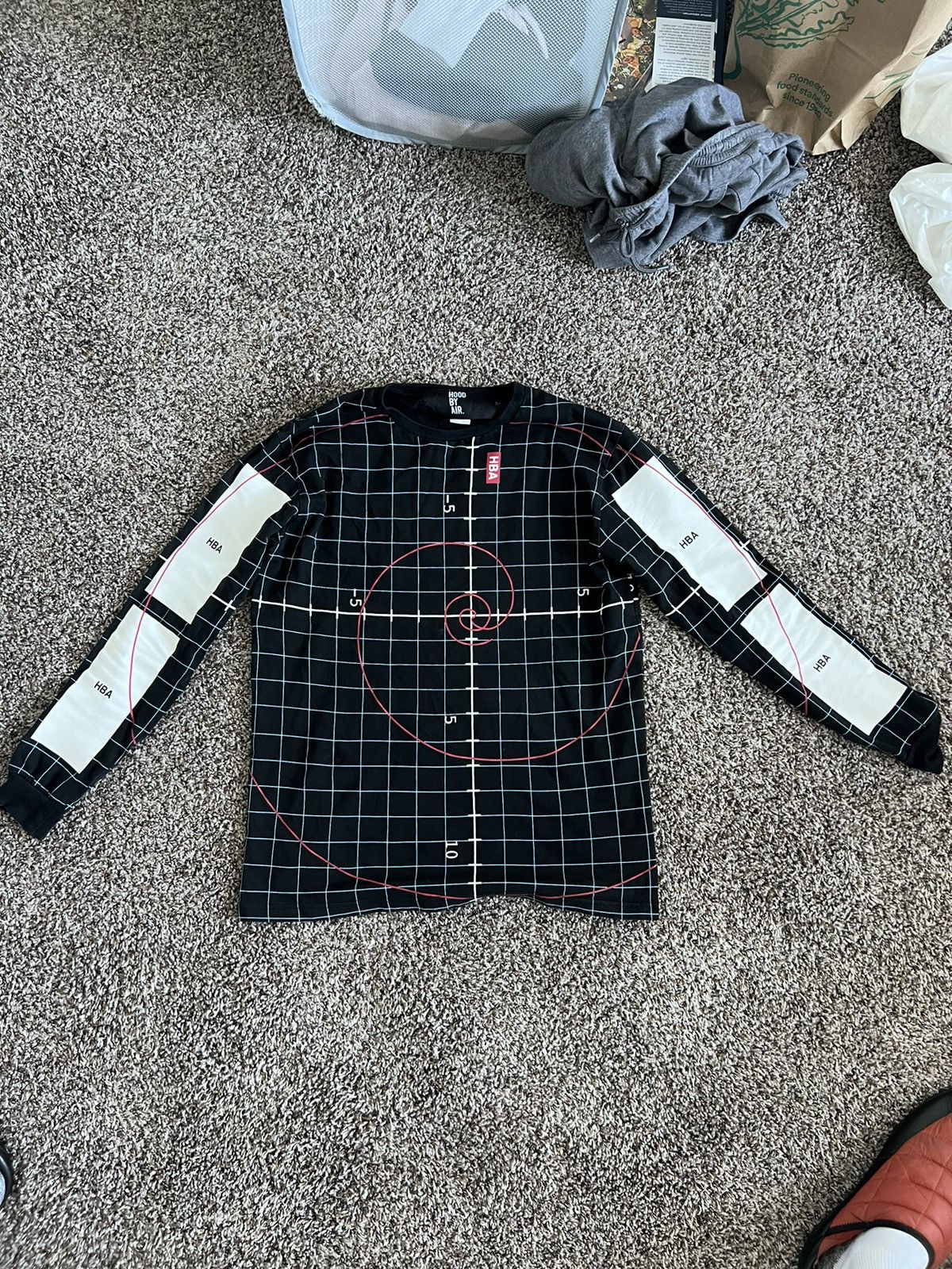 Hood By Air Hood by air grid long sleeve | Grailed