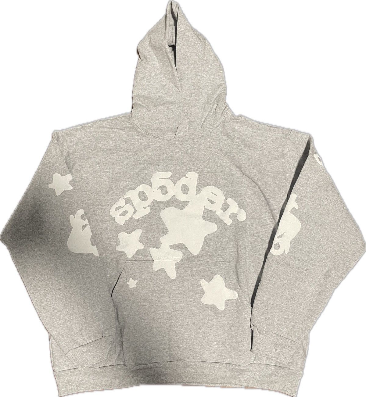 Spider Worldwide Sp5der Worldwide Spider Beluga Grey Hoodie | Grailed