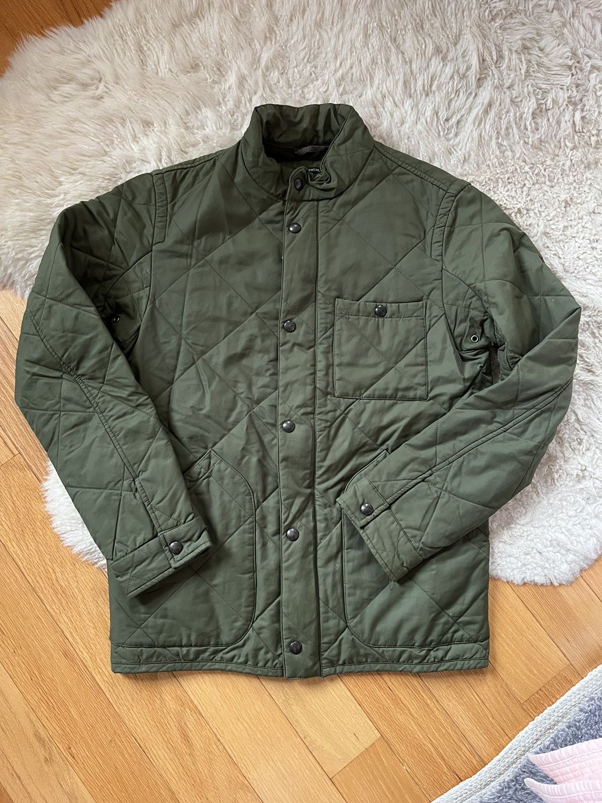 J.Crew J. Crew Quilted Green Jacket | Grailed