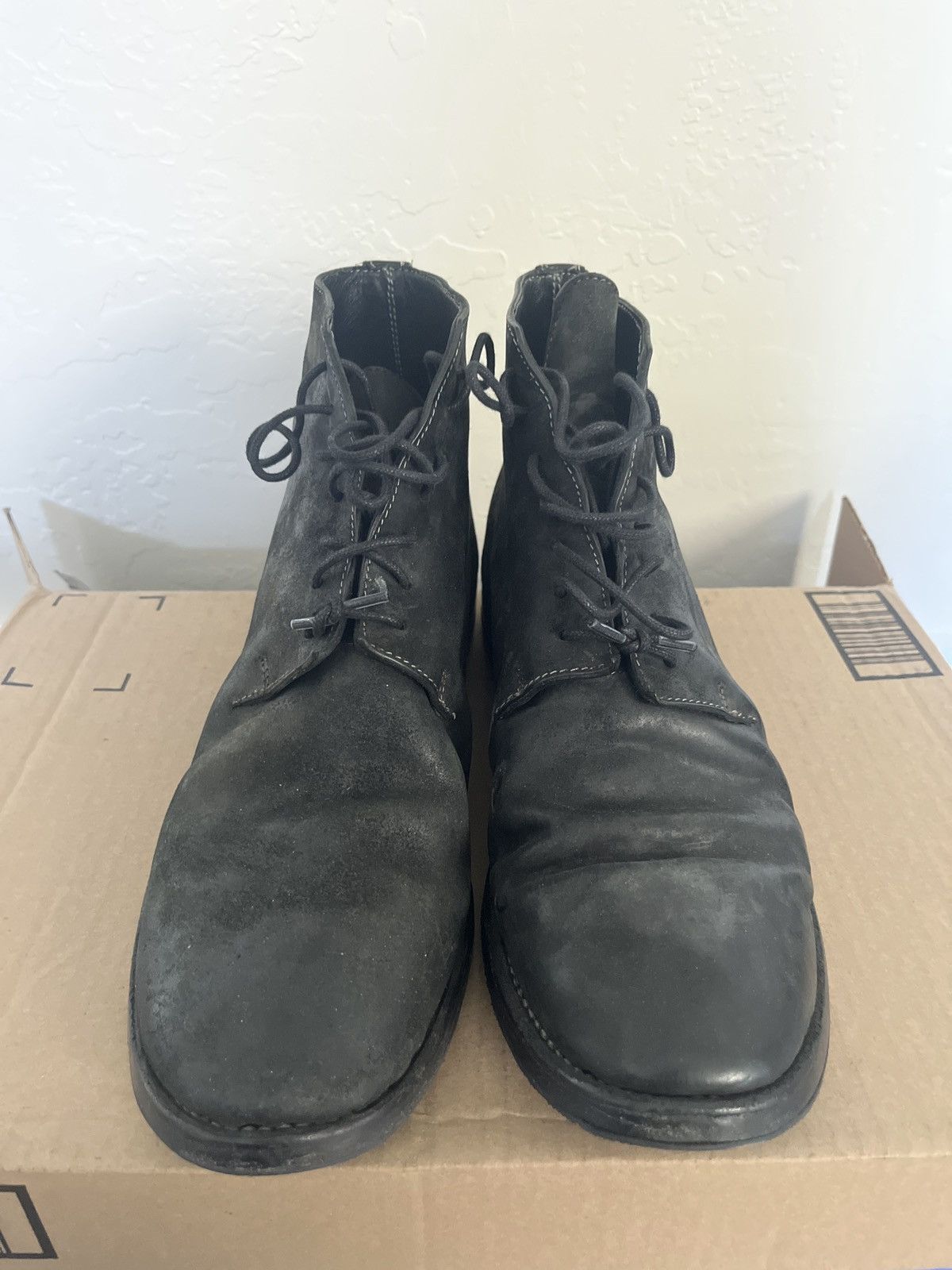 Guidi Black reverse baby bison model 17 boot | Grailed