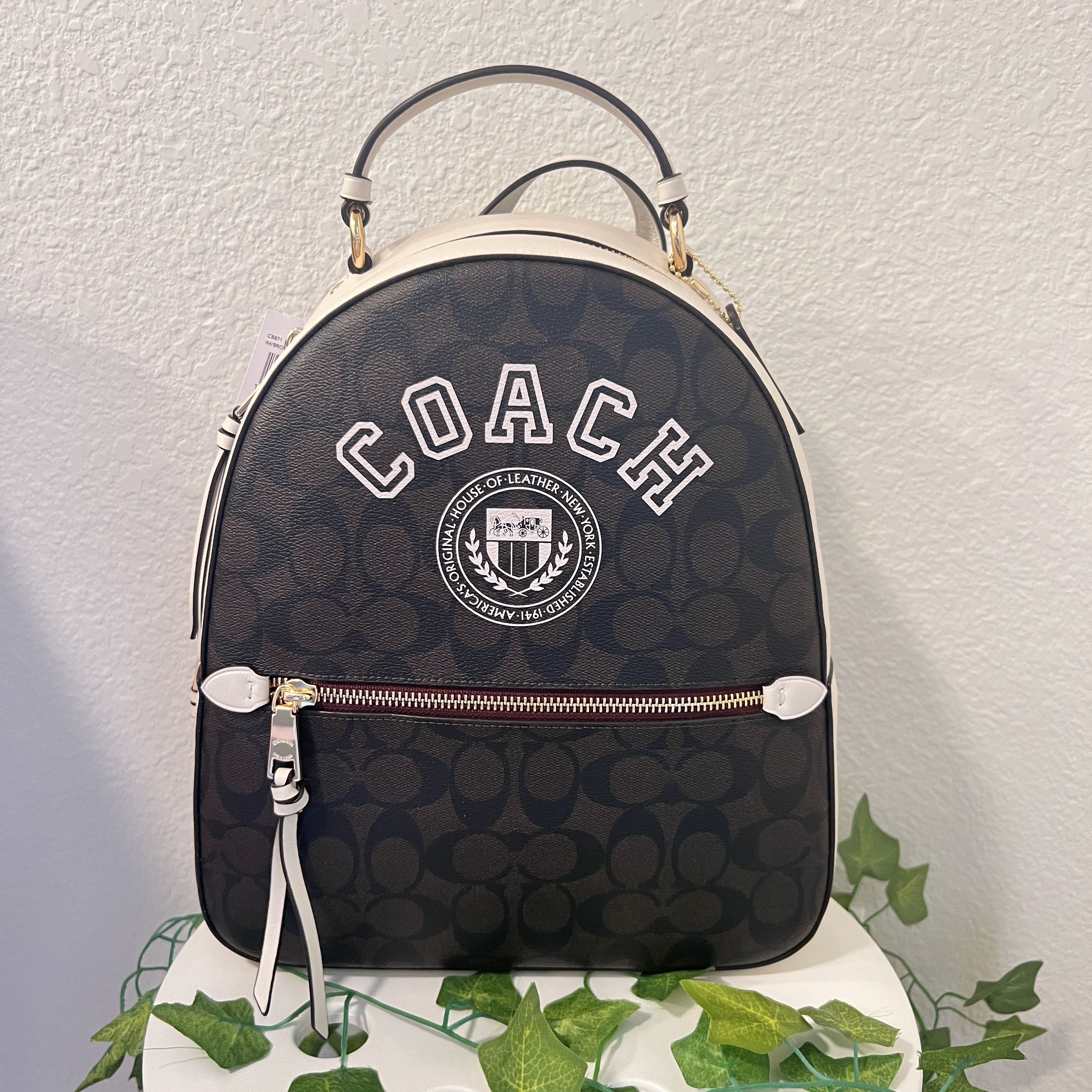 Coach coach Jordyn Backpack In Signature With Varsity Motif CB871 | Grailed