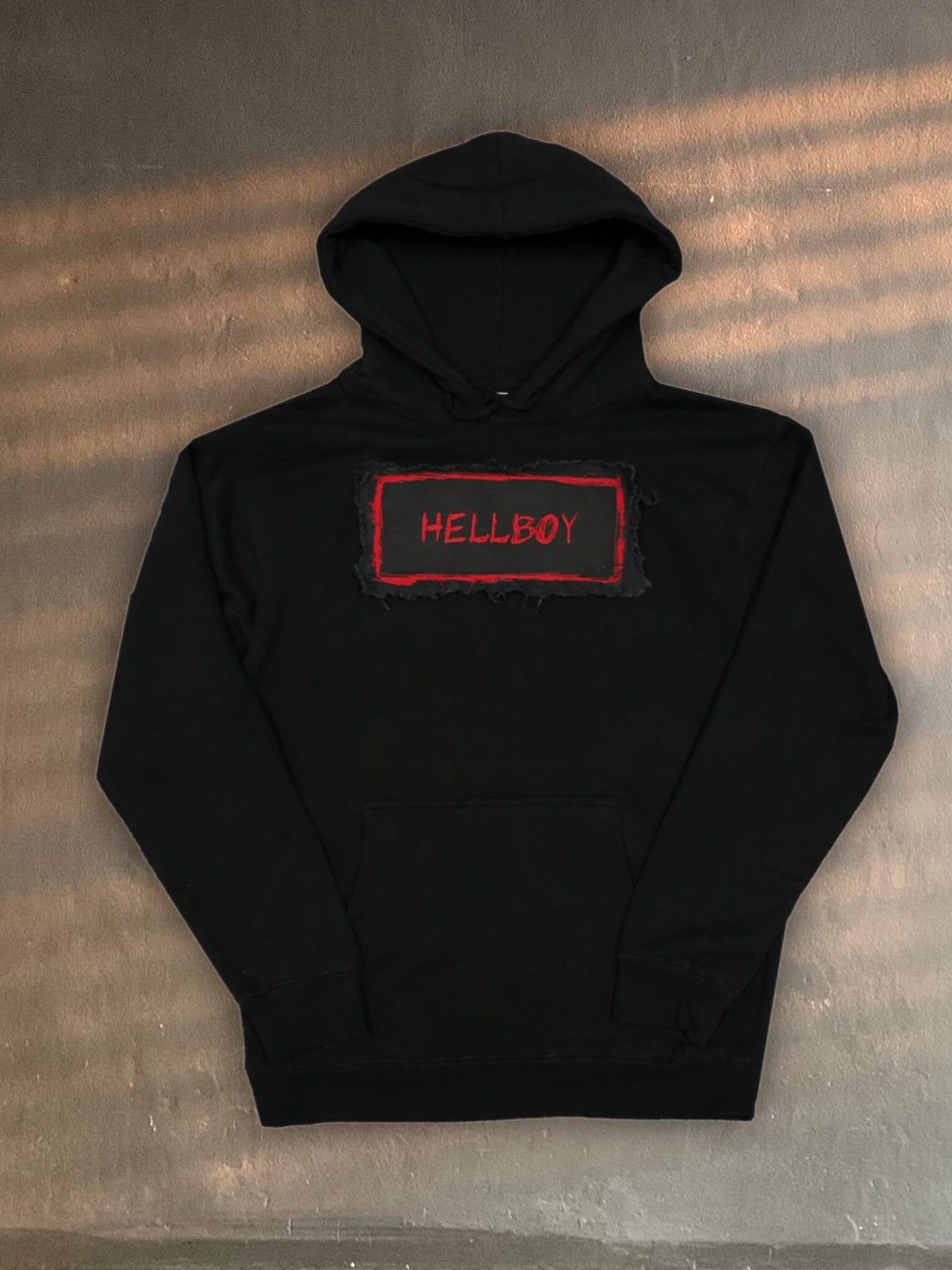 GOTHBOICLIQUE × LIL PEEP × Streetwear Lil Peep x GOTHBOICLIQUE x TOOPOOR HELLBOY patch hoodie ...