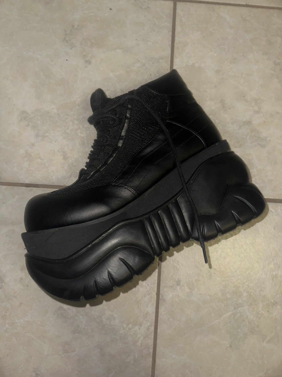 Demonia Cult × New Rock × SWEAR London Demonia 01 Boxer Platform Boot ...