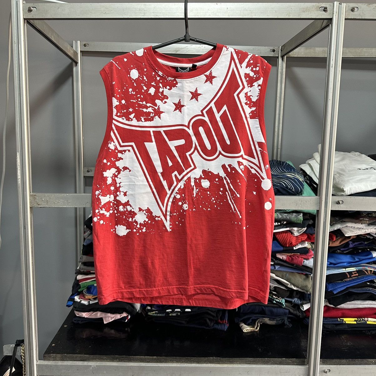 Affliction × Streetwear × Tapout Tapout vintage tank top big logo hype ...