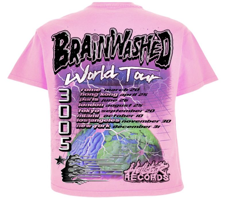 HELLSTAR Hellstar Brainwashed World Tour T-Shirt Size XL | Grailed