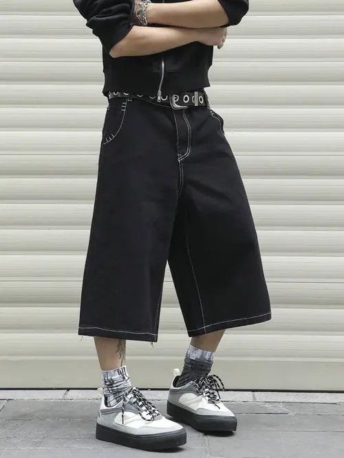 Jean VINTAGE Y2K DRIP denim shorts jorts | Grailed