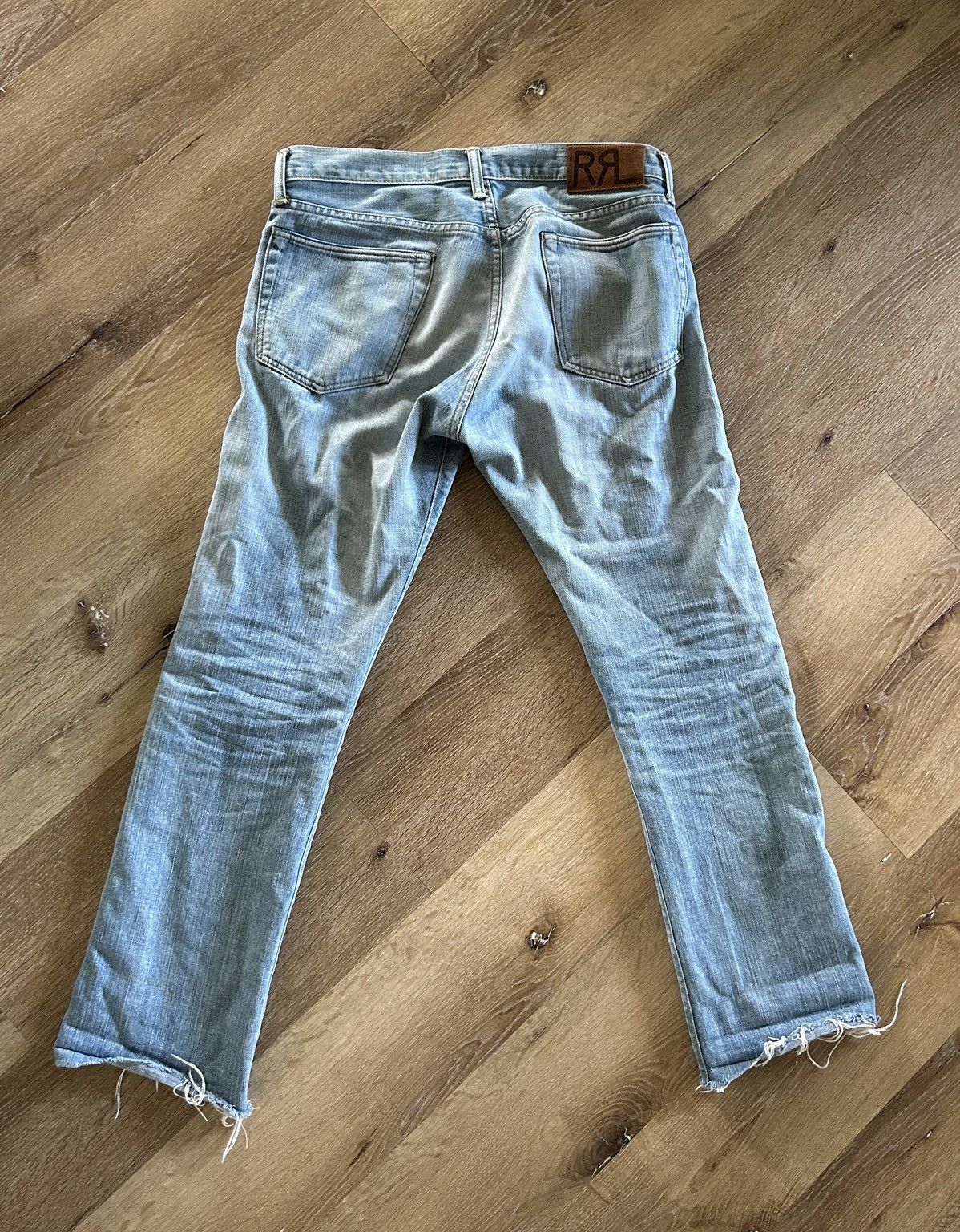 RRL Ralph Lauren RRL Slim Fit Lightweight Selvedge Denim Jeans | Grailed