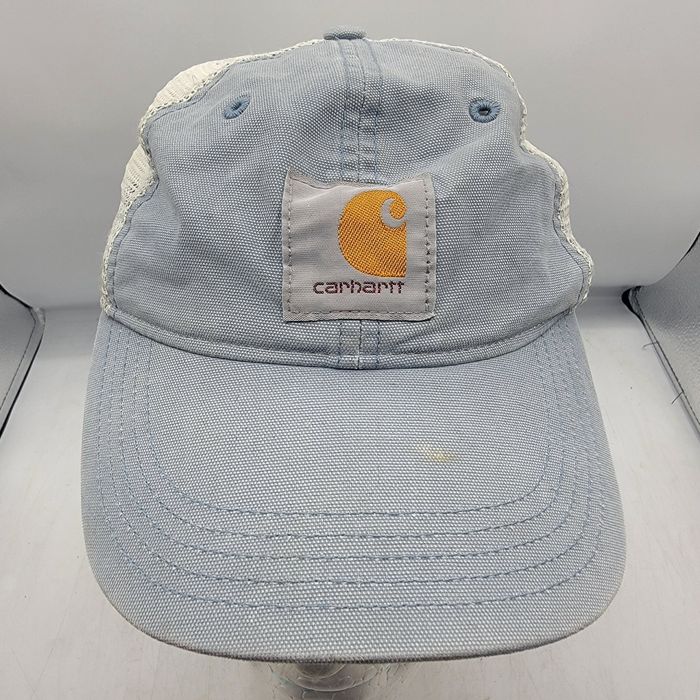 Carhartt Carhartt Adults Light Blue Trucker Hat Cap Lightweight Breat ...