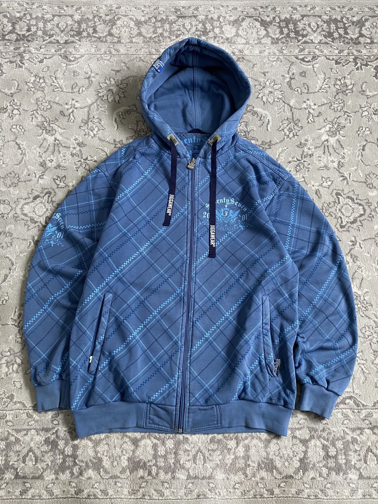 JNCO 2000s Jigga Wear AOP Y2k Rap Hip Hop Hoodie | Grailed