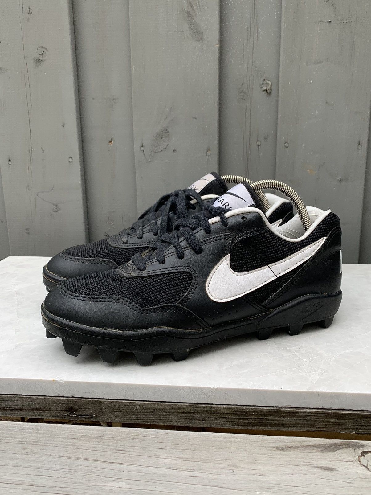 Nike × Vintage 1995 Nike Shark Cleats 90s Vintage Sport Sneaker ...