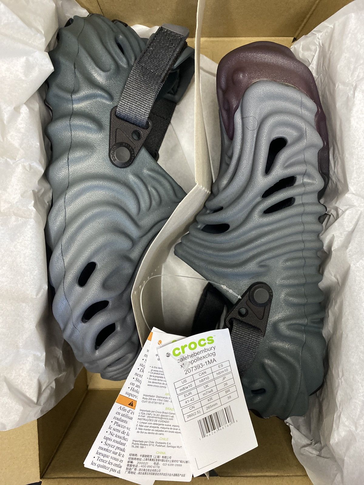 Crocs × Salehe Bembury SaleheBembury x Crocs Pollex Clog “Niagara ...