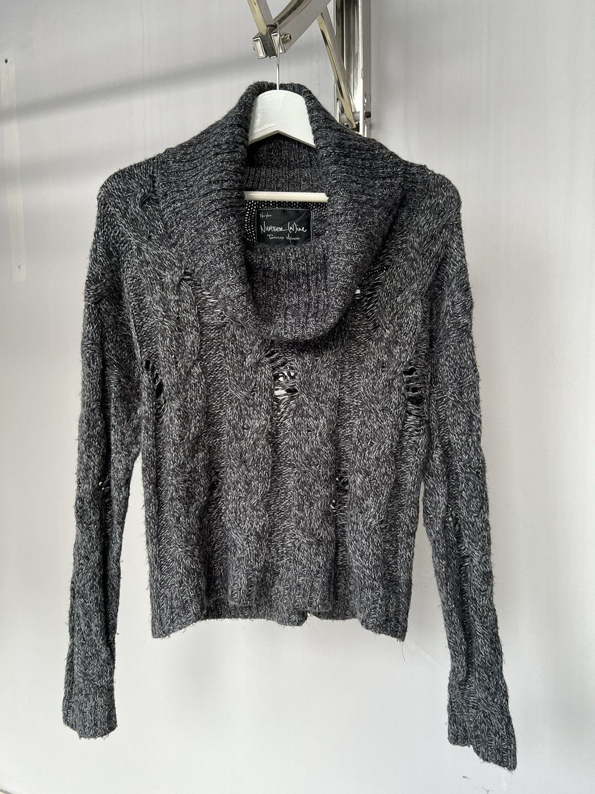 Number (N)ine Number Nine Spider Web Knit Sweater Grunge | Grailed