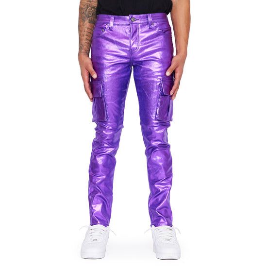 Valabasas Valabasas Purple Cozart Waxed Skinny Jeans 32x | Grailed