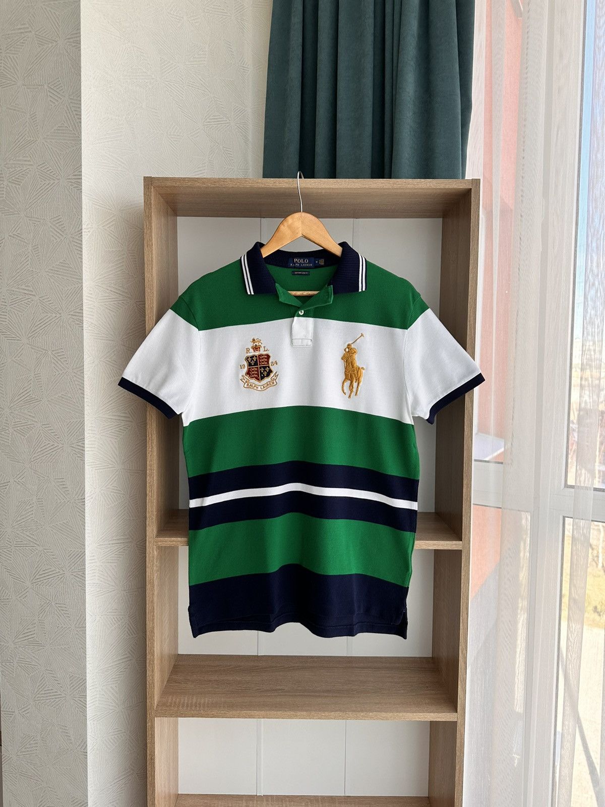 Polo Ralph Lauren Vintage Polo Ralph Lauren RRL Royal Green Rugby Polo ...