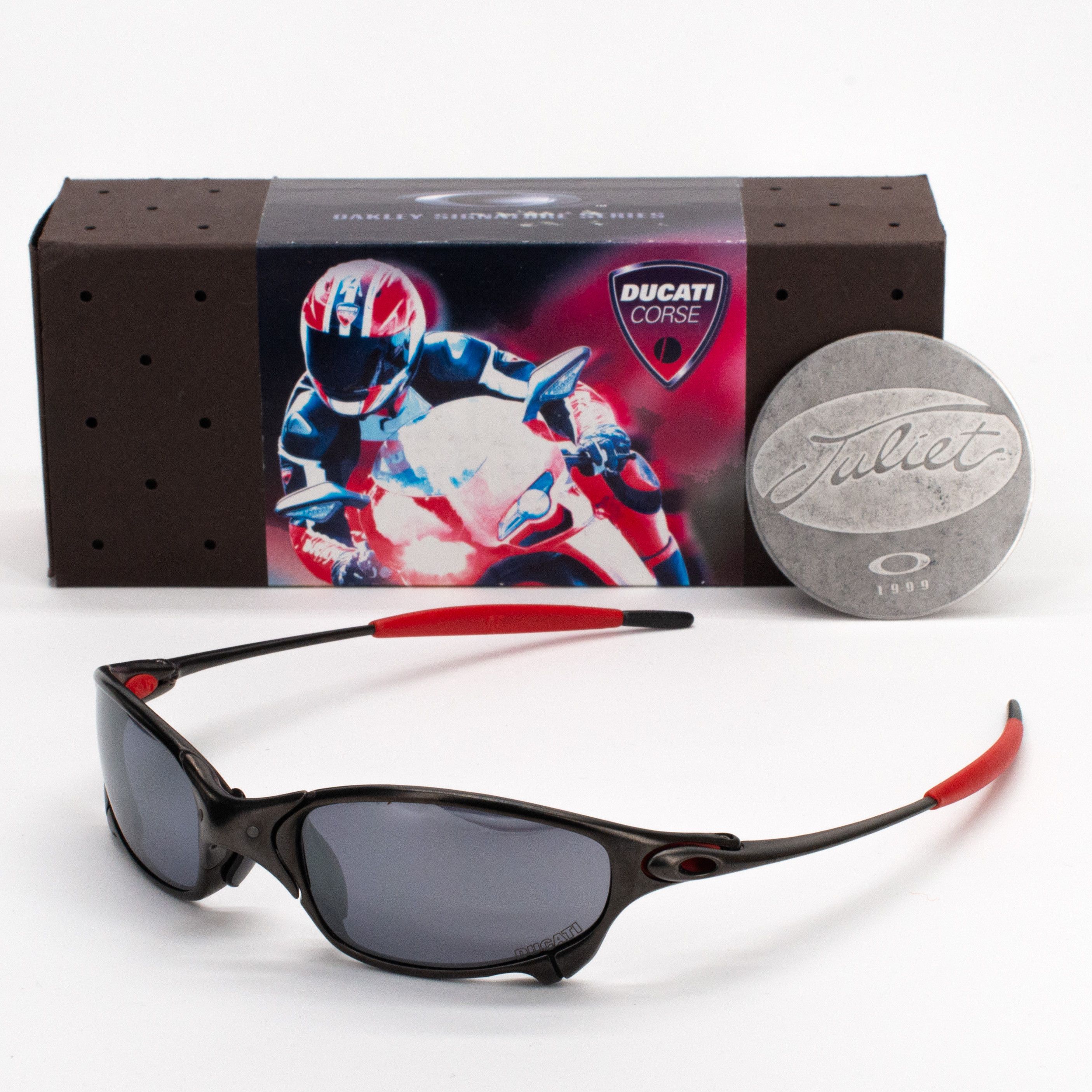 Oakley OAKLEY X-METAL JULIET DUCATI SUNGLASSES CARBON BLACK PENNY | Grailed