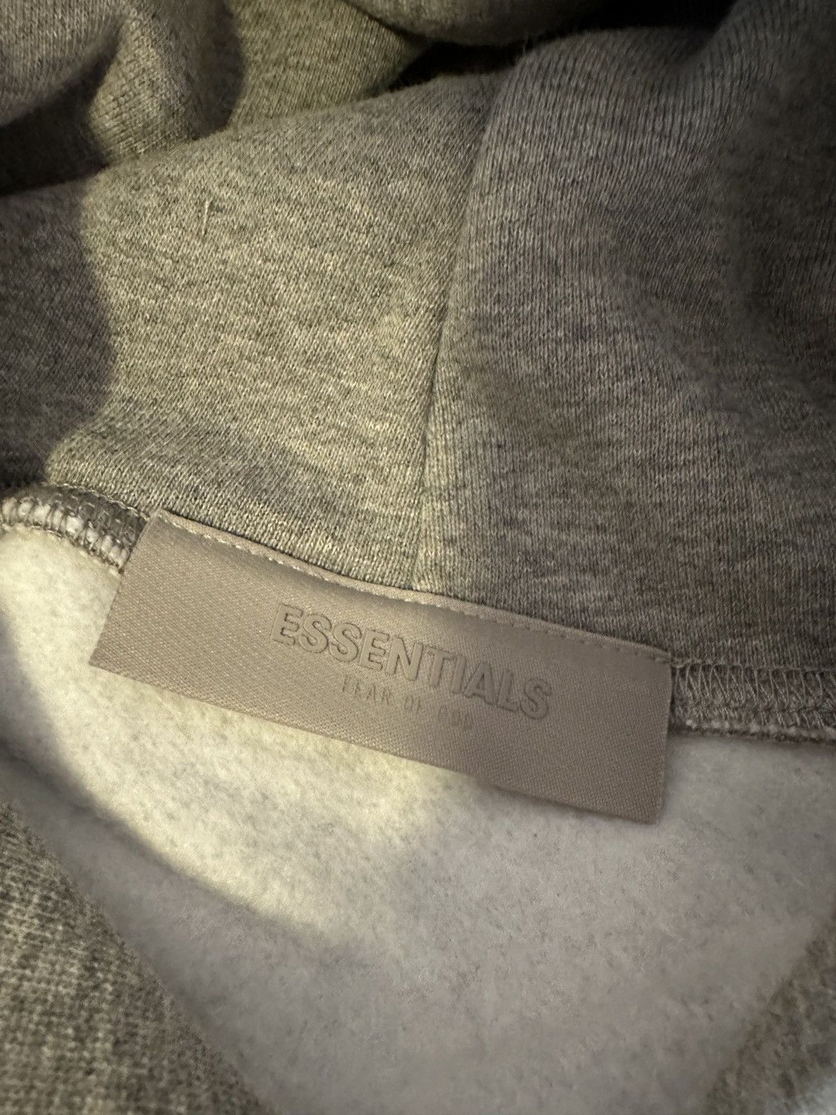Essentials Essentials Fear of God hoodies dark grey | Grailed