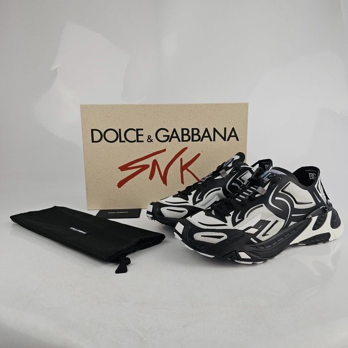 Dolce & Gabbana Dolce&Gabbana Fast Runner Black/White Sneakers New ...