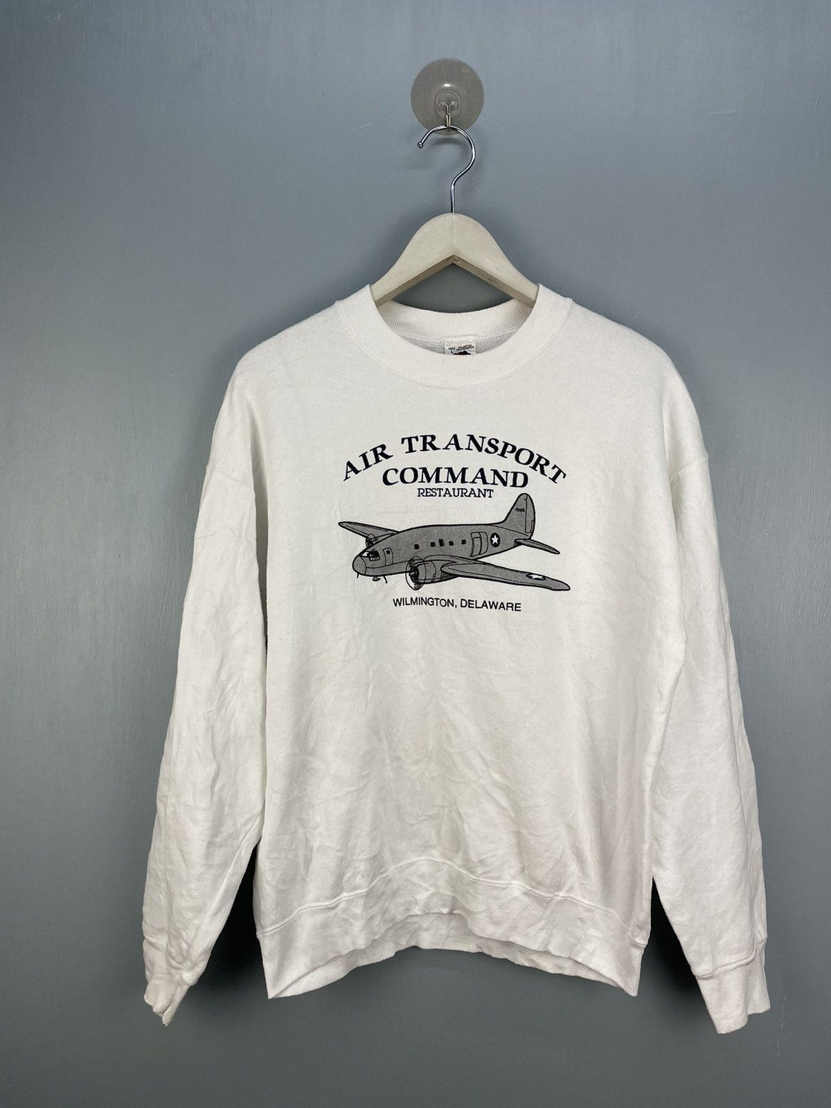Vintage Vintage 90s Air Transport Command Restaurant sweatshirt | Grailed
