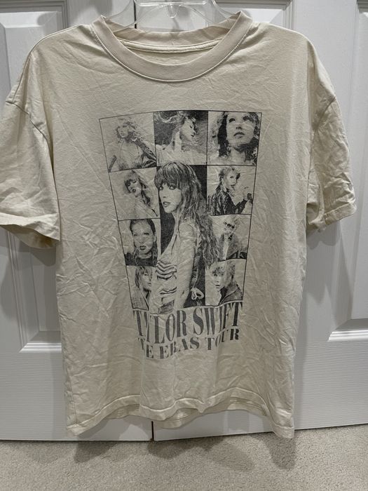 Vintage Taylor Swift Eras Tour Official Merch Beige Tee Medium Grailed