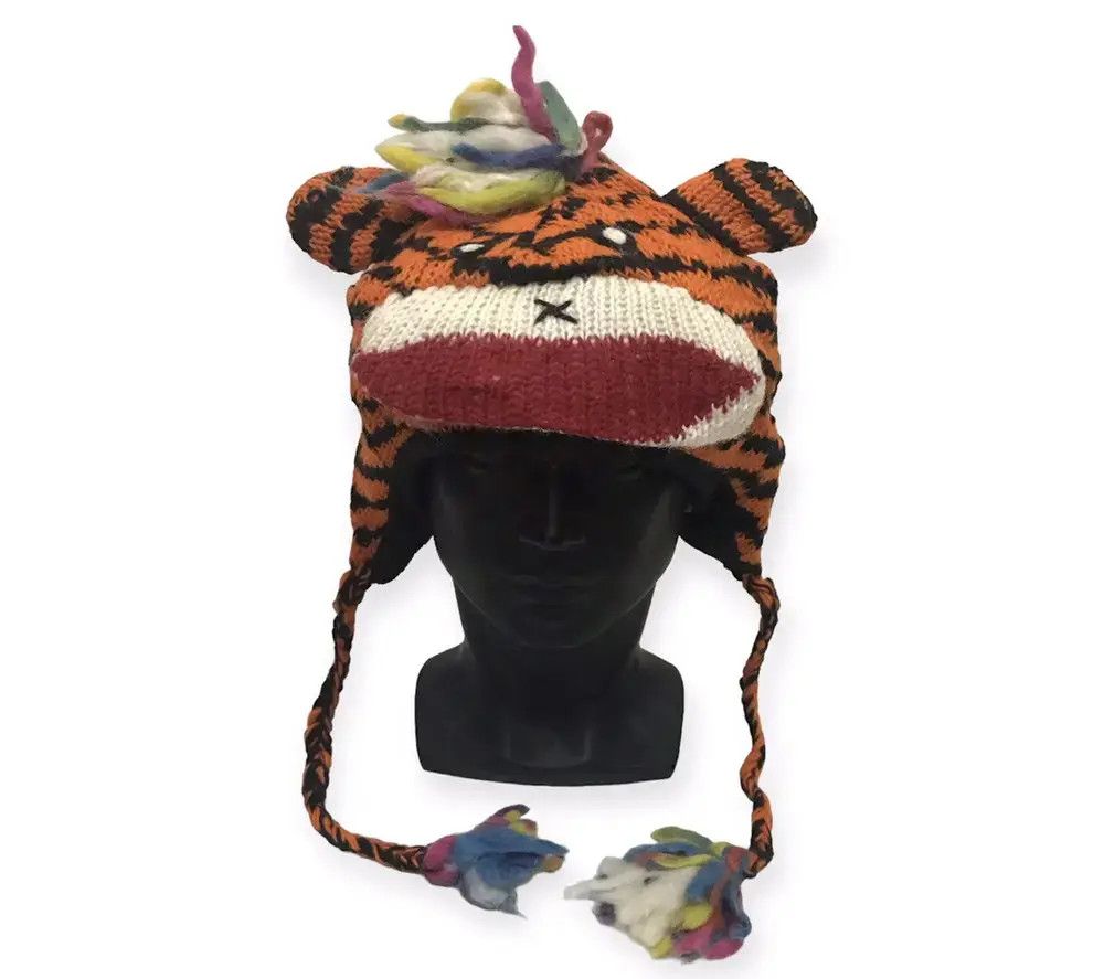 Cartoon Network Amina Tiger Face Bunny Horn Beanie Hat | Grailed