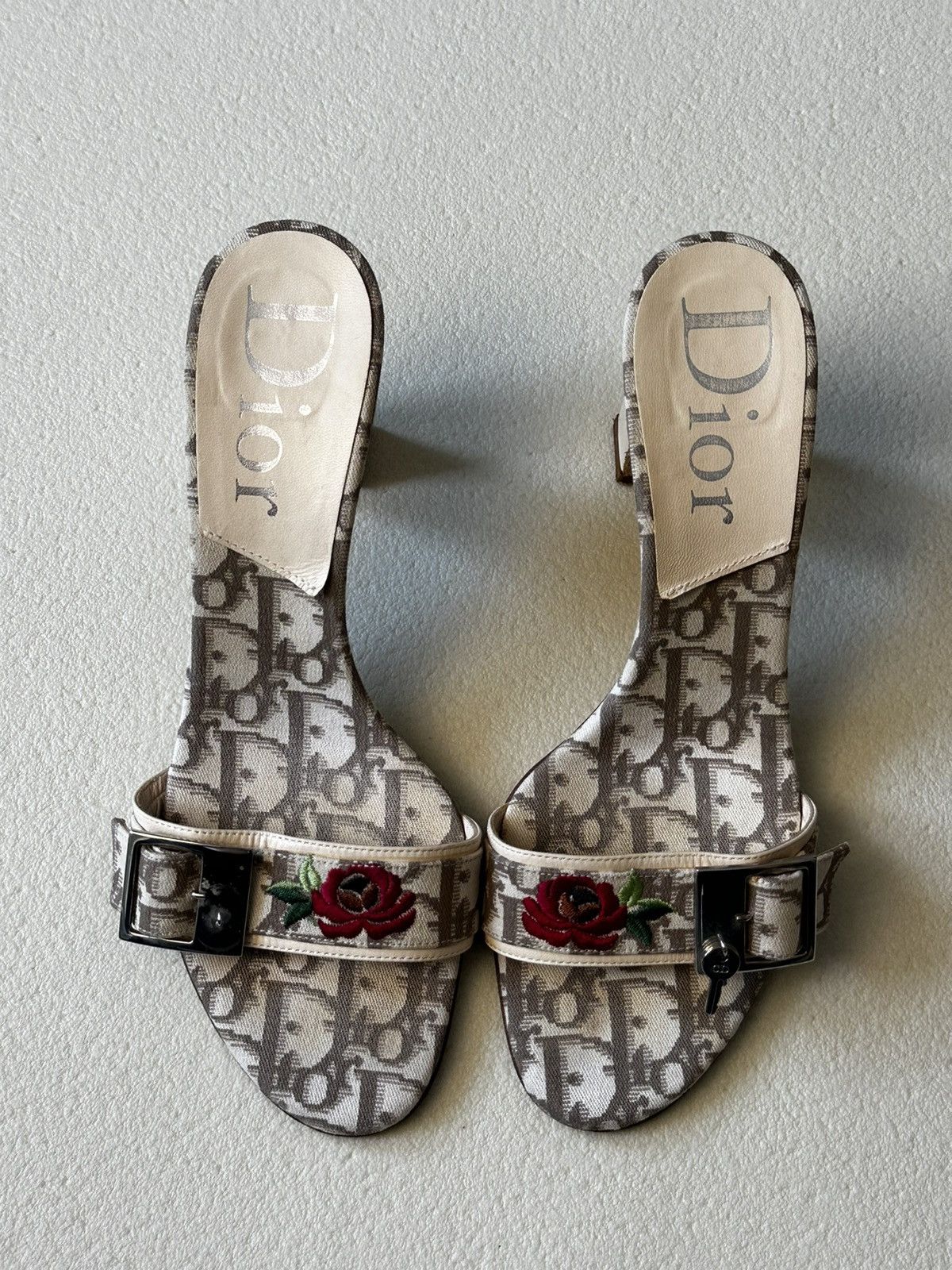Dior × Vintage Dior Monogram Heels | Grailed