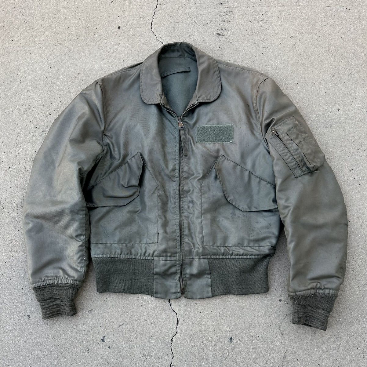 Alpha Industries 70s Vintage Olive Green MA-1 Bomber Jacket | Grailed