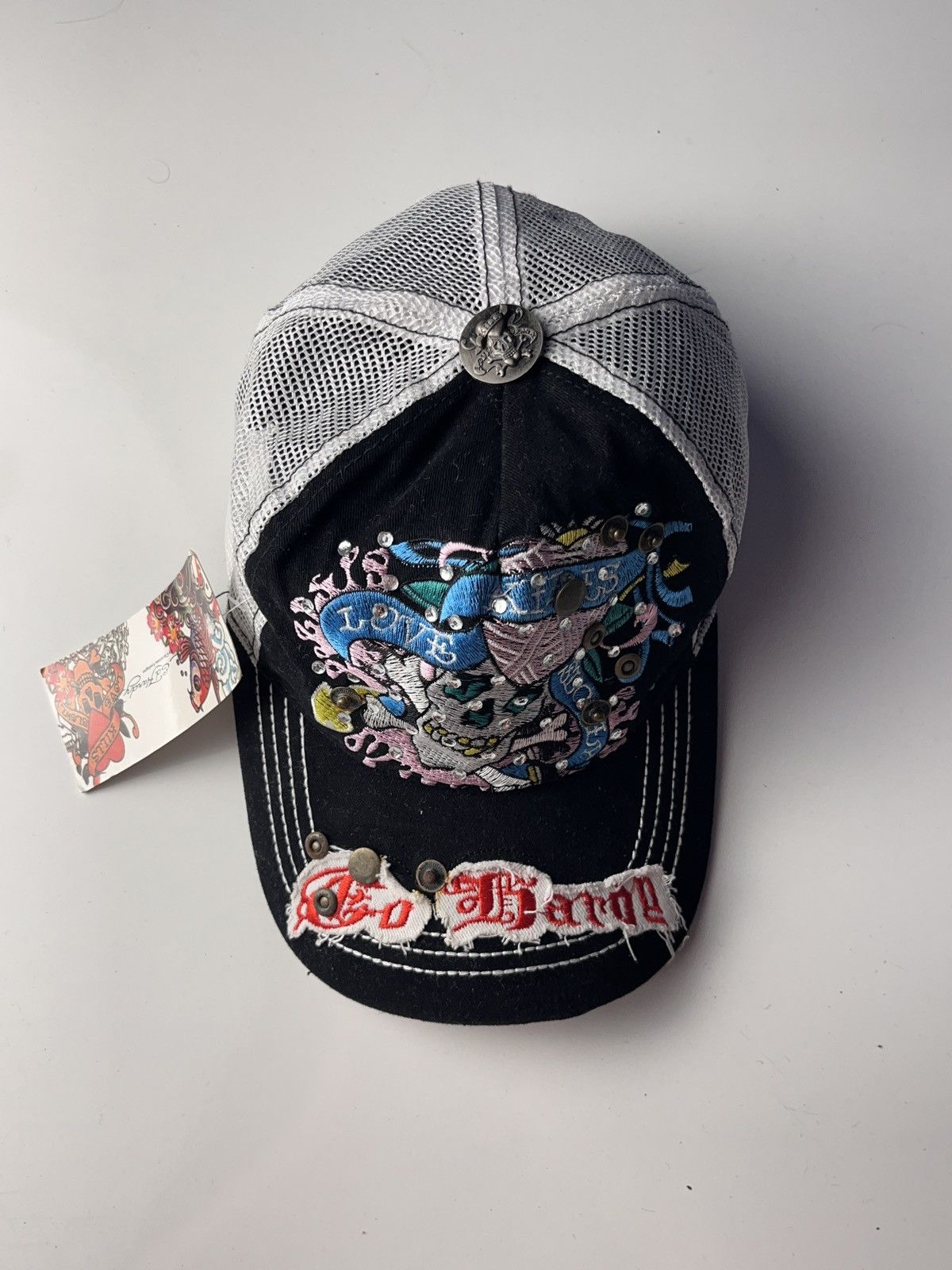 Ed Hardy 🌹💫00S RARE ED HARDY BY CHRISTIAN AUDIGIER CAP Y2K RAP SWAG ...