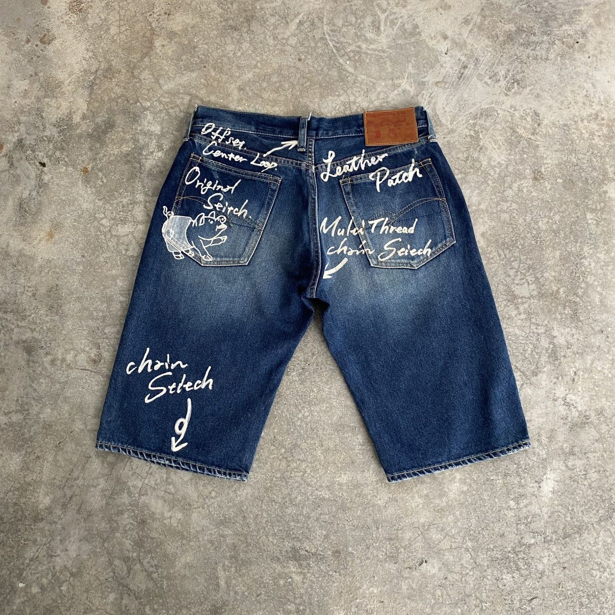 Studio D'Artisan Vintage Studio D’Artisan Art Hand Painted Denim Shorts ...