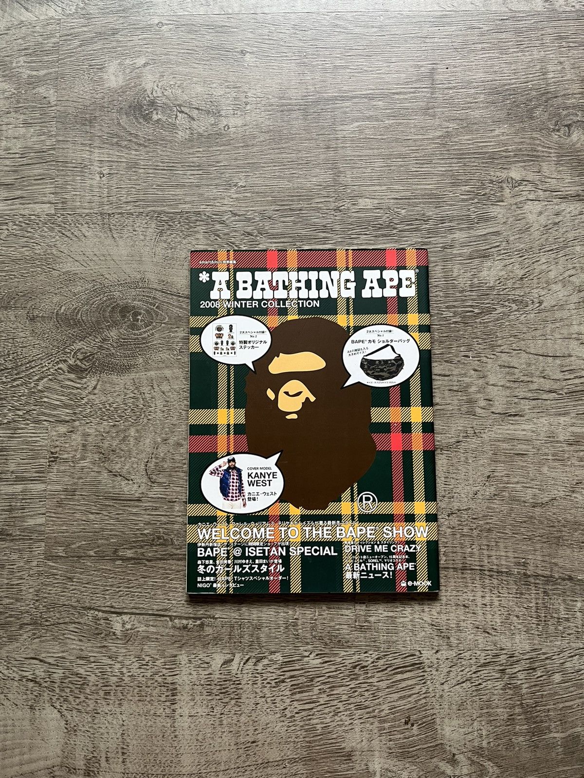Bape A Bathing Ape Magazine Winter 2008 + stickers | Grailed