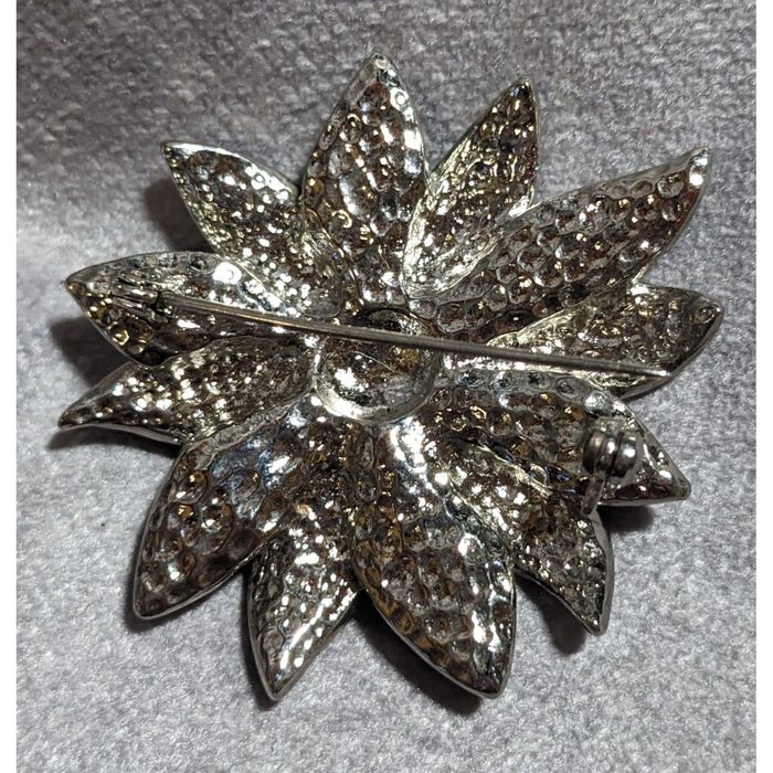 Other Vintage Sparkly Enamel Poinsettia Brooch | Grailed