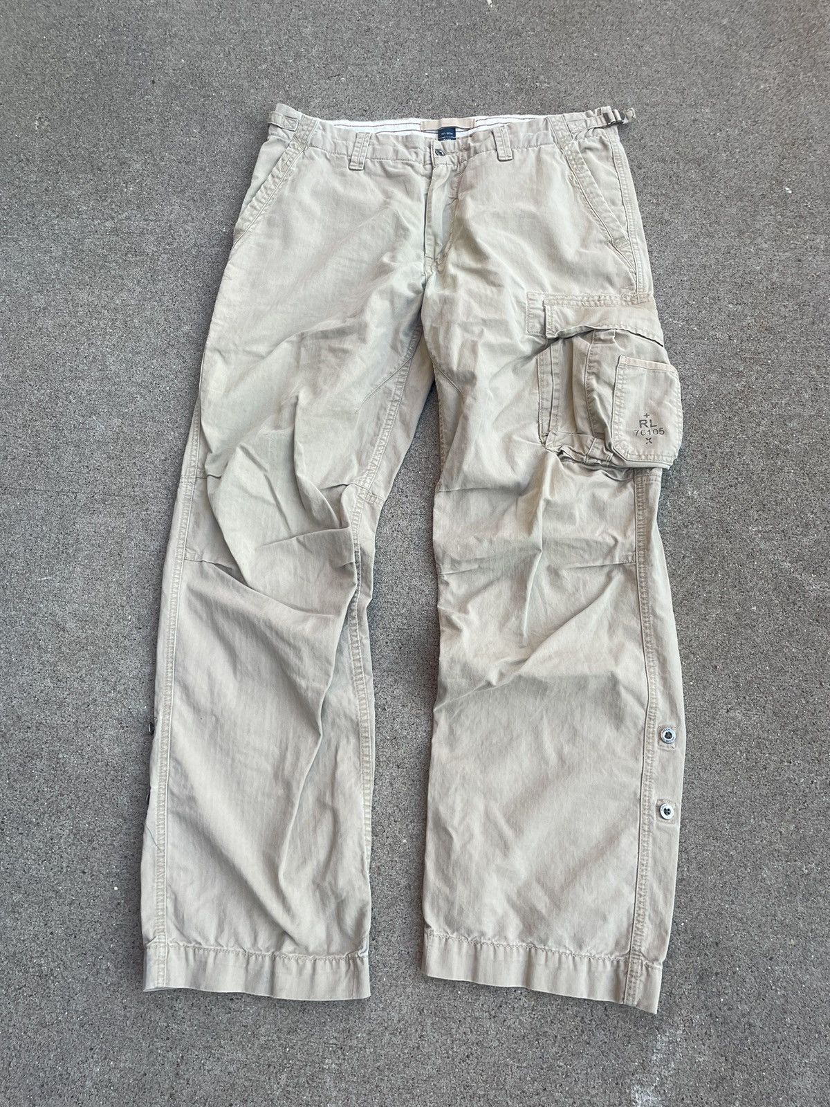 Polo Ralph Lauren Vintage Polo Ralph Lauren HBT Cargo Military Trouser | Grailed