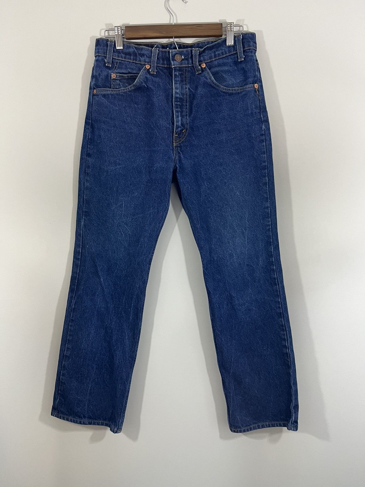 Vintage Vintage Levi 517 Orange Tab Western Bootcut Faded Jeans | Grailed