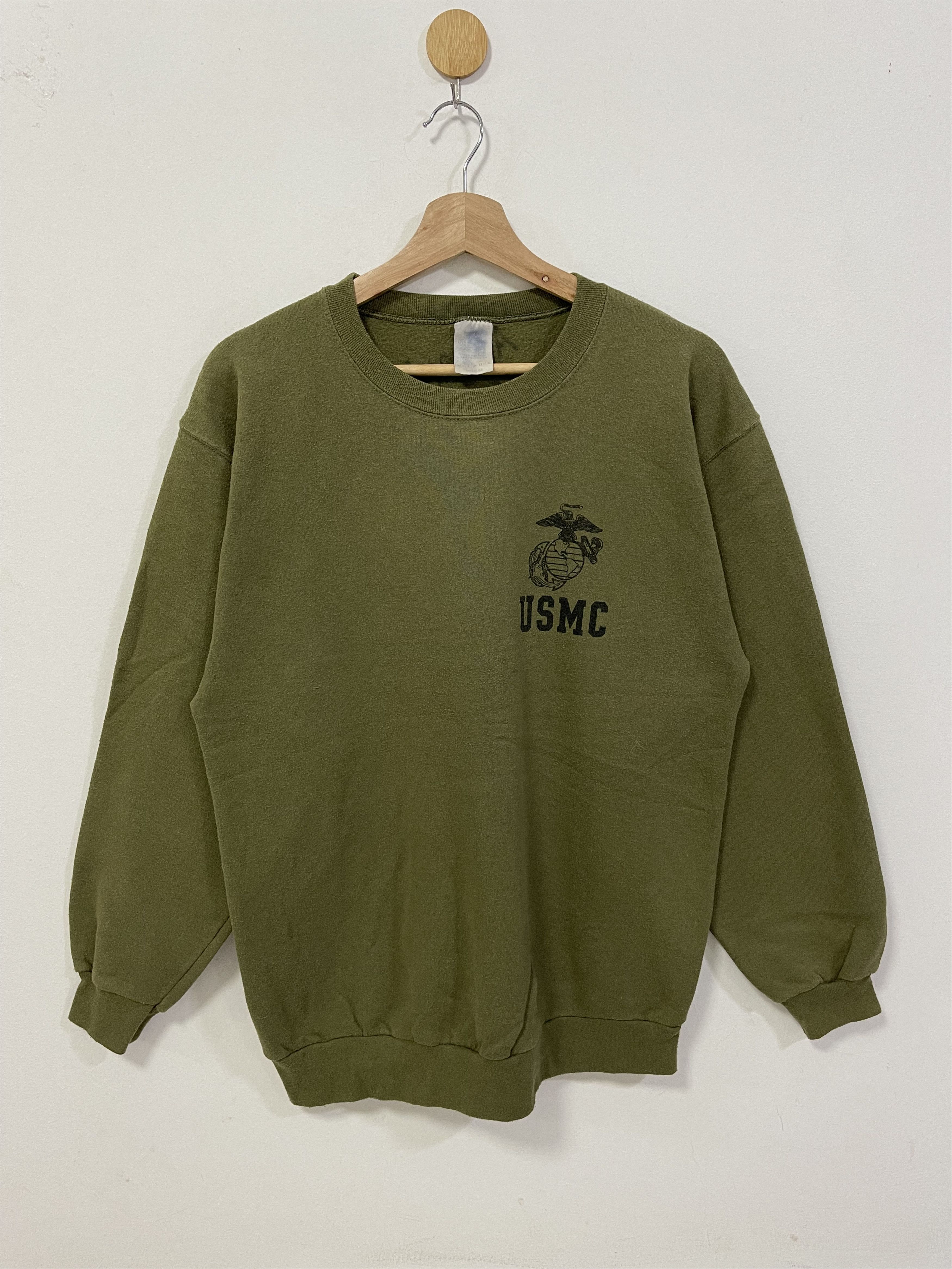 Vintage Vintage 90s US Marine Corps Military Crewneck Sweatshirt | Grailed